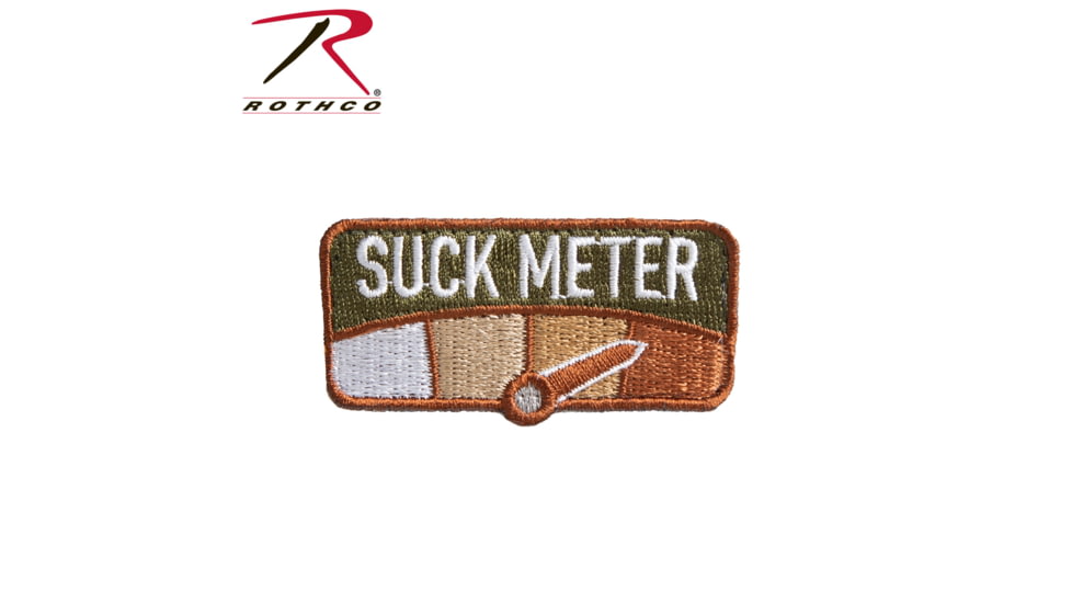 Rothco Suck Meter Morale Patch 1879 , 46% Off — CampSaver