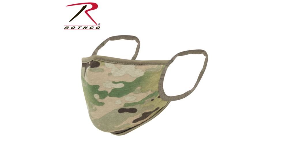 Rothco MultiCam Reusable 3-Layer Face Mask — CampSaver