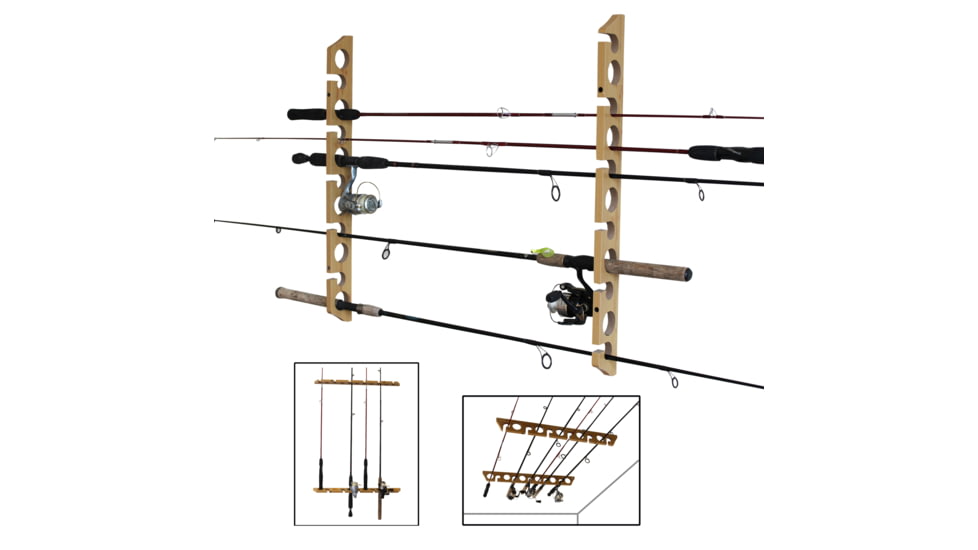 Rush Creek Creations Rod Wall/Ceiling Storage Rack — CampSaver