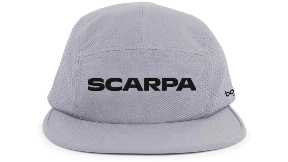 Scarpa 5-Panel Trail Hat, Grey, One Size, — Gender: Unisex, Age Group ...