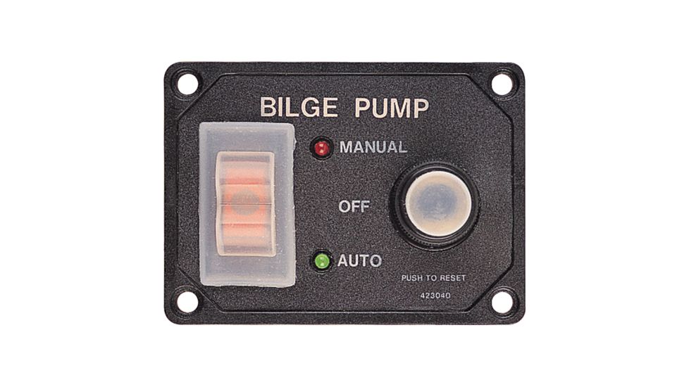 Sea-Dog Splash Guard Bilge Pump Panel w/Circuit 423046-1 — CampSaver