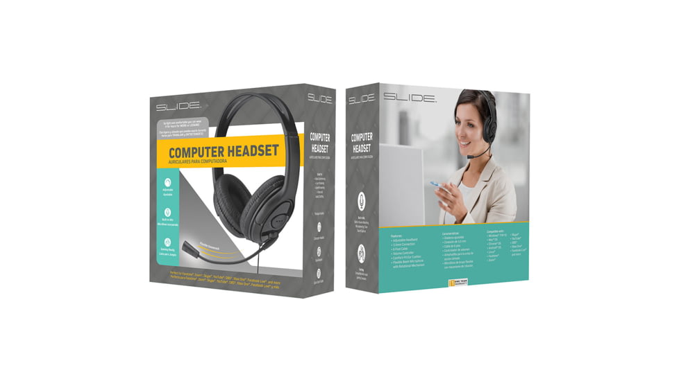 Slide Innovations 106 Headset And Mic Wired — CampSaver