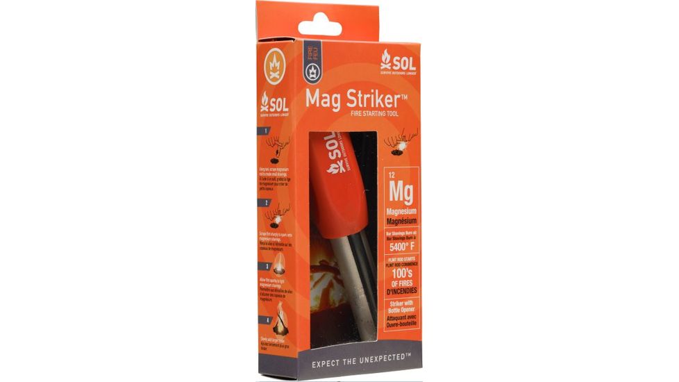 Survive Outdoors Longer Mag Striker All-in-one Fire Starting Tool ...