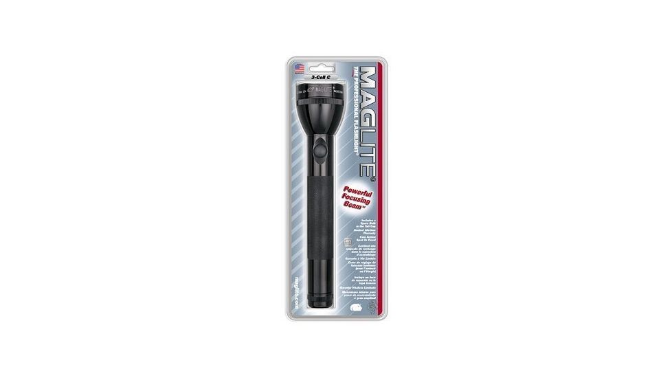 MagLite S3C016 Standard MagLite 3C Black Flashlight - Blister Pack ...
