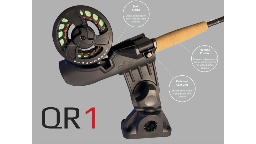 Stealth Rod Holders QR1 Rod Holder With Mulit Mount Base QR1-MM , 29% ...