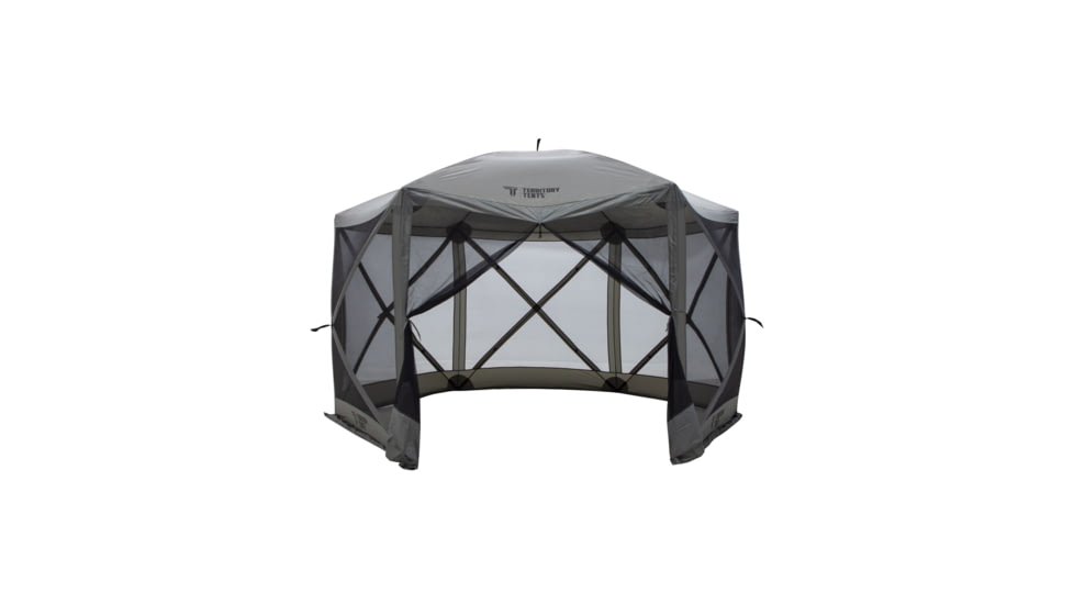Territory Tents Easy Pop Up 6 Sided Tent — CampSaver