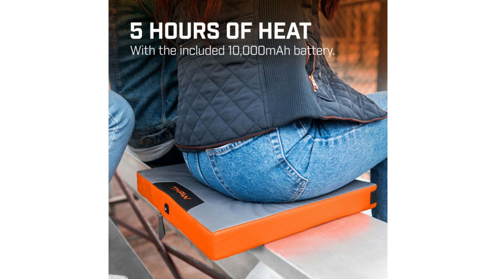 THAW Rechargeable Heated Seat Pad — CampSaver