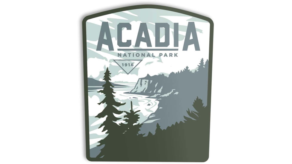 The Landmark Project Acadia National Park Sticker — CampSaver