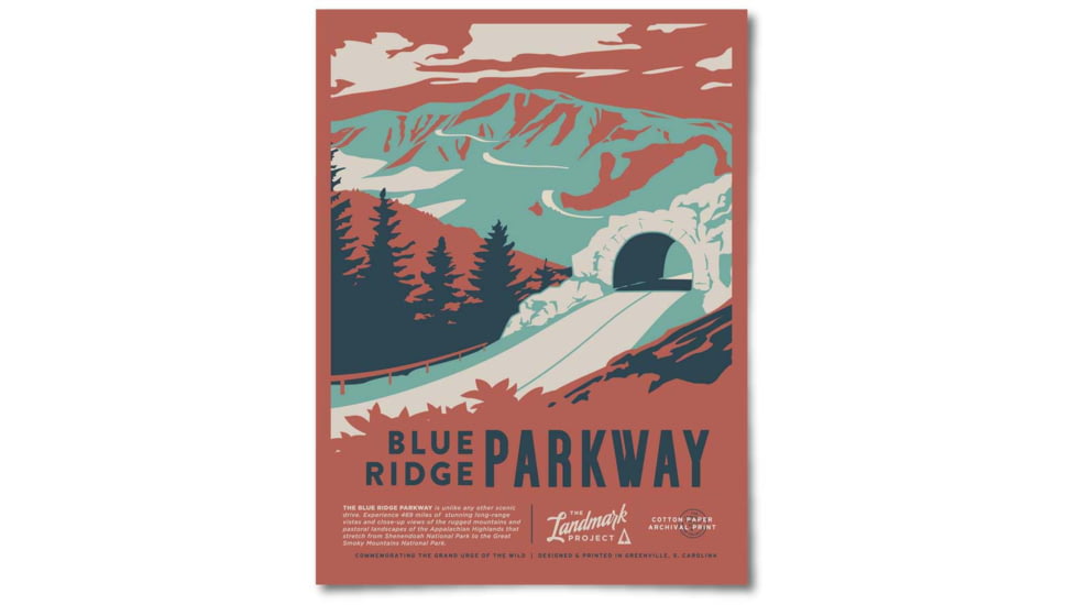The Landmark Project Blue Ridge Parkway Poster — CampSaver