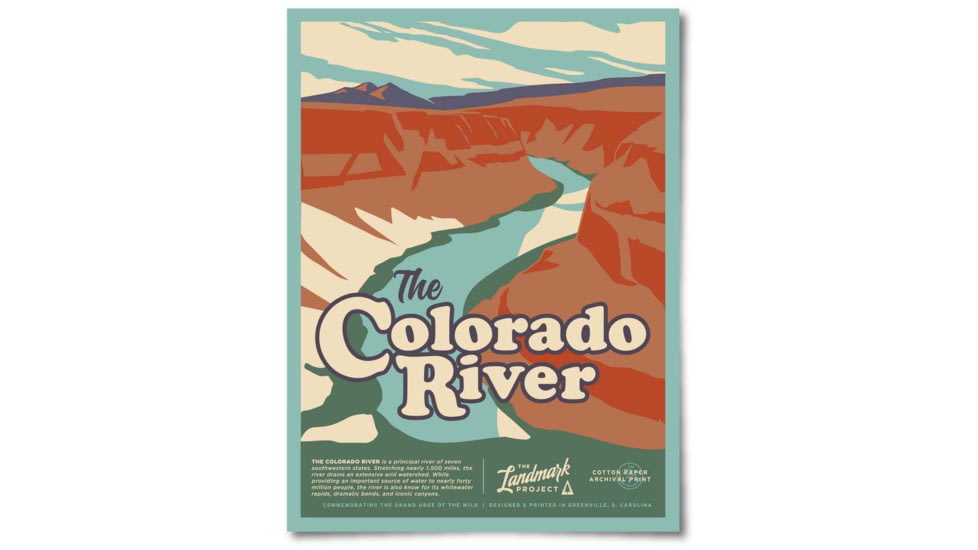 The Landmark Project Colorado River Poster — CampSaver
