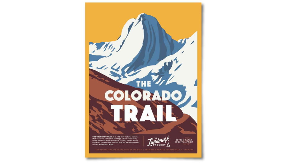 The Landmark Project Colorado Trail Poster — CampSaver