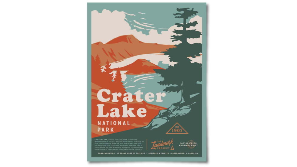 The Landmark Project Crater Lake National Park Poster — CampSaver