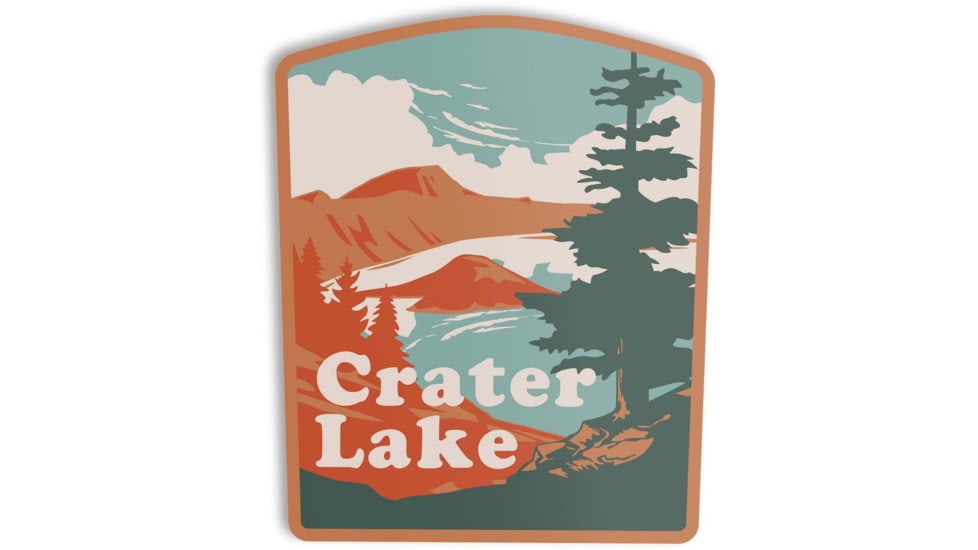 The Landmark Project Crater Lake National Park Sticker — CampSaver