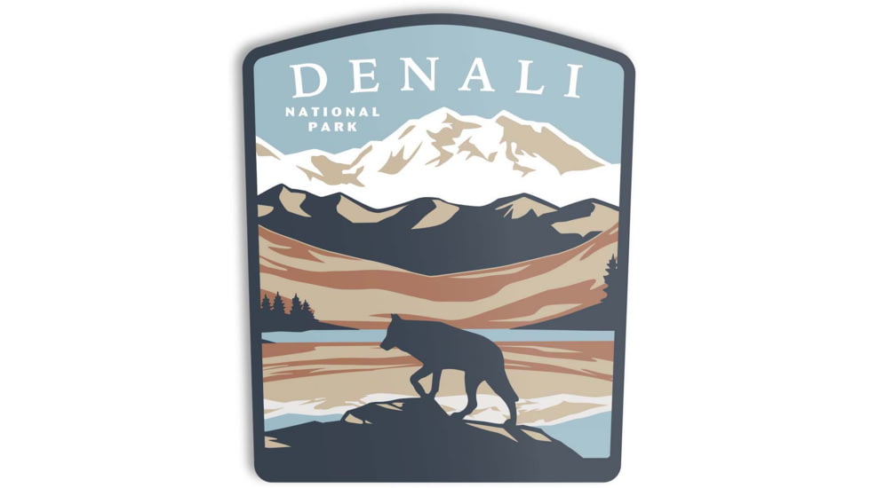The Landmark Project Denali National Park Sticker — CampSaver