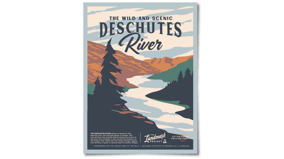 The Landmark Project Deschutes River Poster — CampSaver