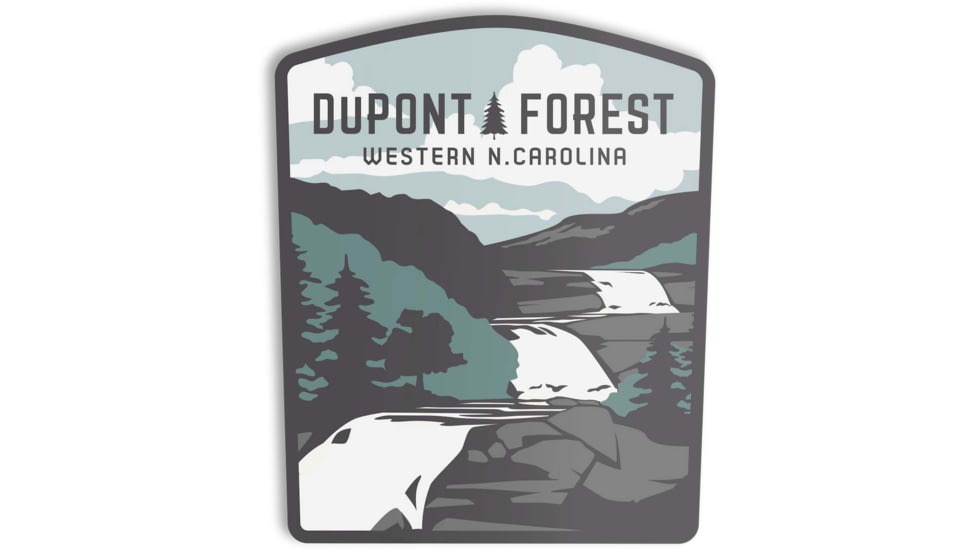 The Landmark Project Dupont State Forest Sticker — CampSaver