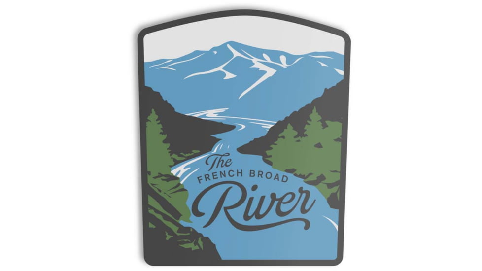 The Landmark Project French Broad River Sticker — CampSaver