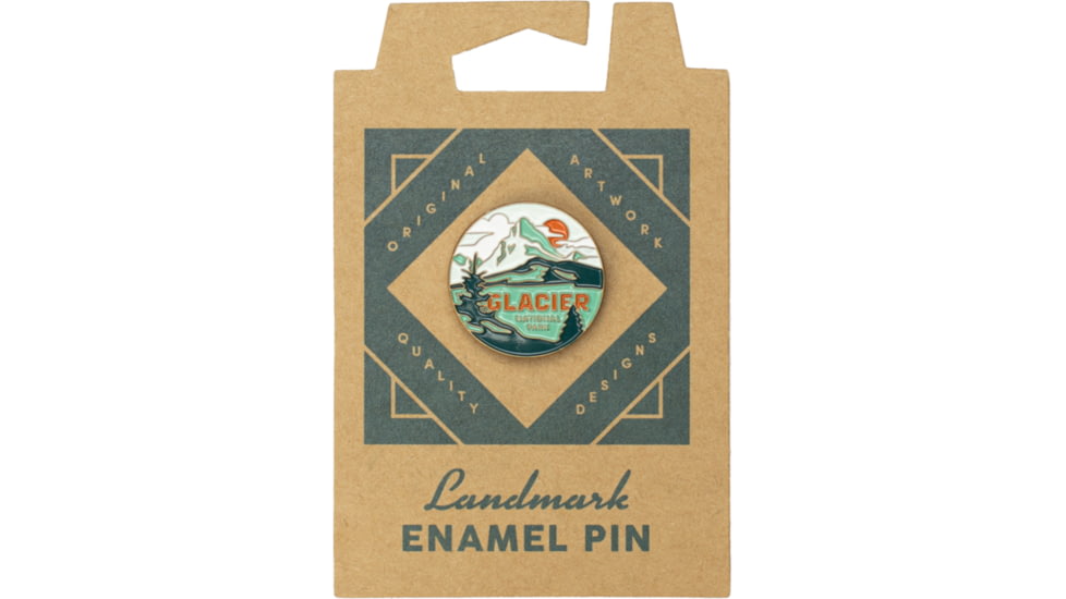 The Landmark Project Glacier National Park Enamel Pin — CampSaver