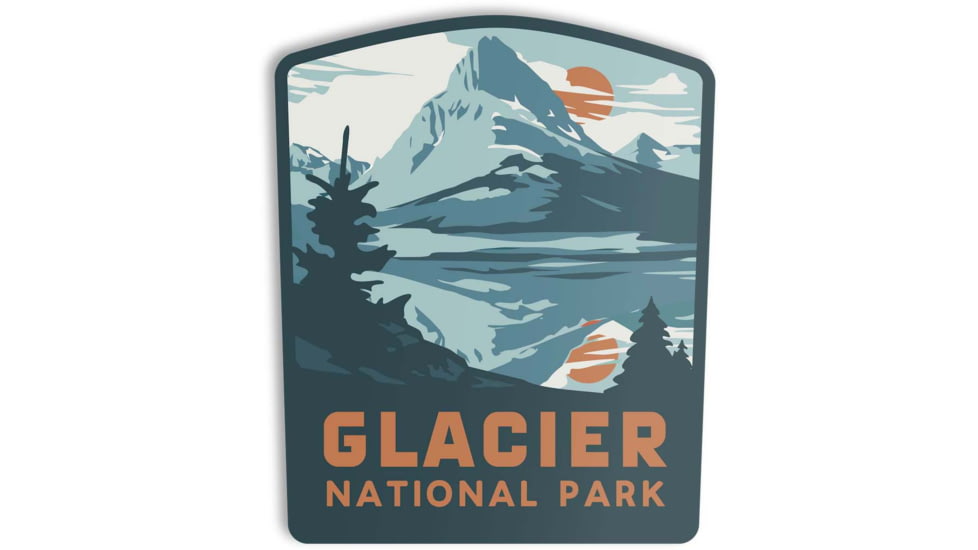 The Landmark Project Glacier National Park Sticker — CampSaver