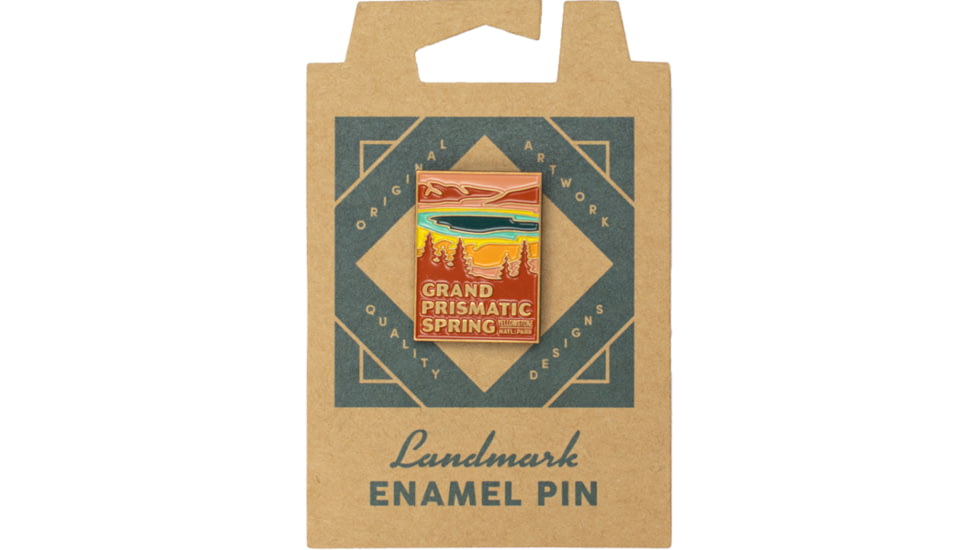 The Landmark Project Grand Prismatic Spring Enamel Pin — CampSaver
