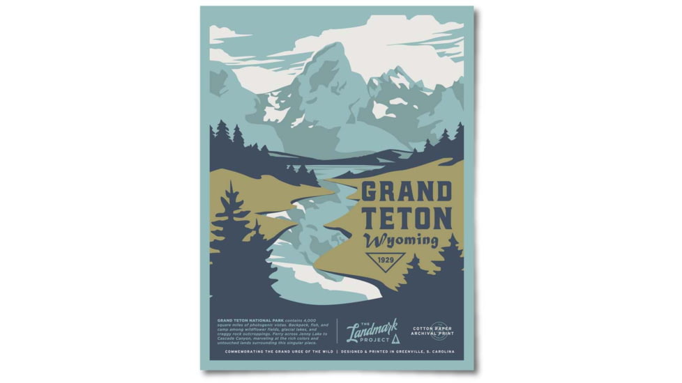 The Landmark Project Grand Teton National Park - Poster — CampSaver