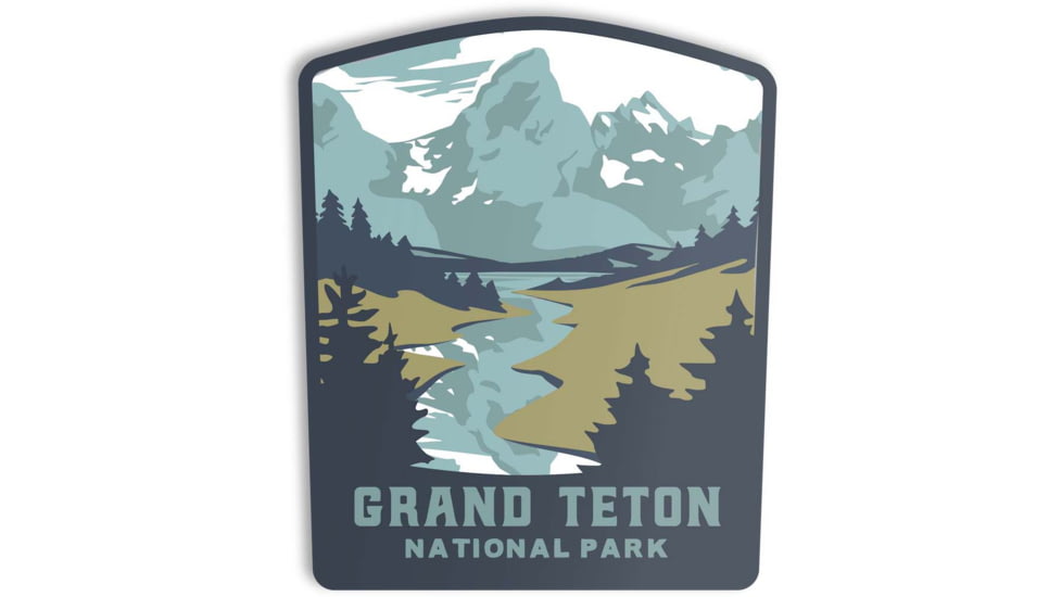 The Landmark Project Grand Teton National Park - Sticker — CampSaver