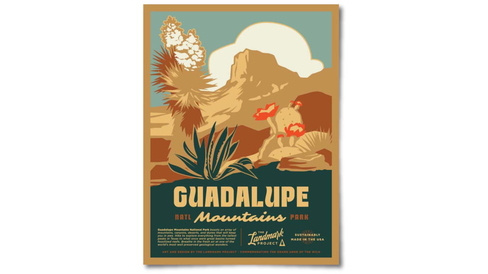 The Landmark Project Guadalupe Mountains National Park poster — CampSaver