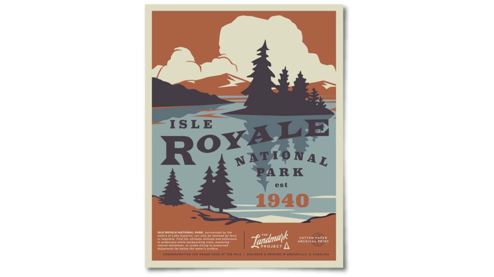 The Landmark Project Isle Royale National Park Poster — CampSaver