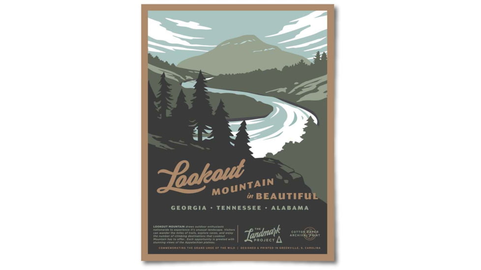 The Landmark Project Lookout Mountain Poster — CampSaver