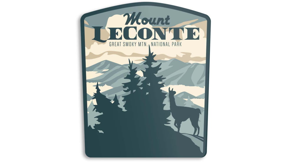 The Landmark Project Mount LeConte Sticker — CampSaver