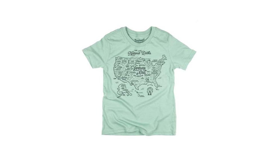 The Landmark Project NPS Map Youth Tee — CampSaver