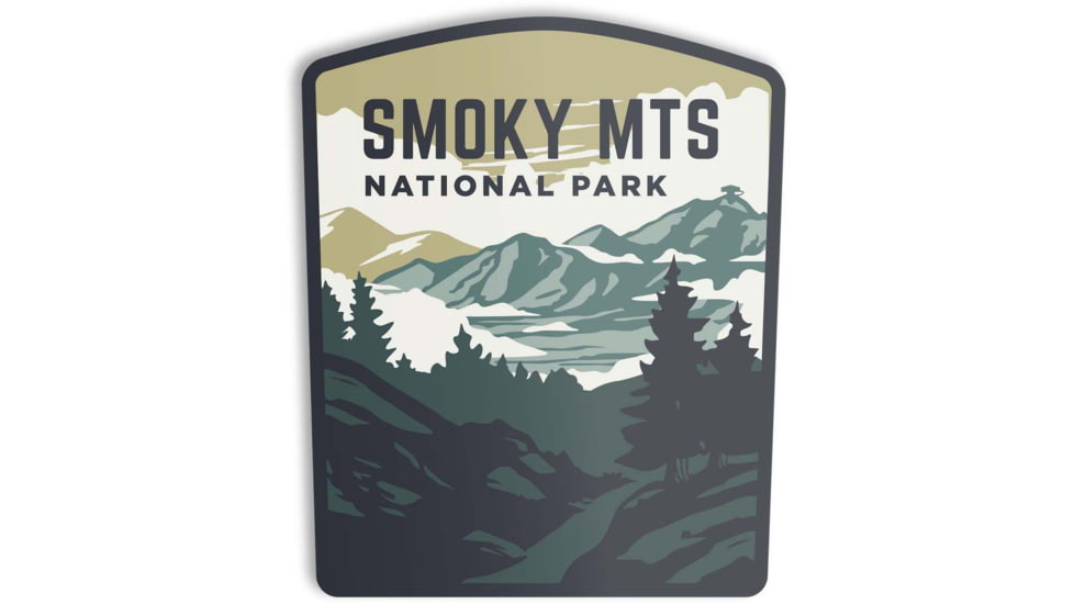 The Landmark Project Smoky Mountains National Park Sticker — CampSaver