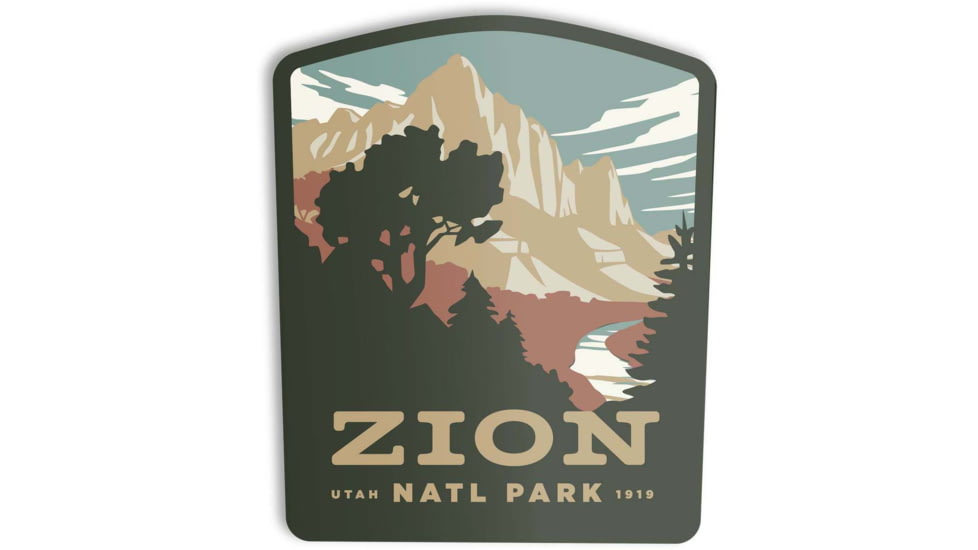 The Landmark Project Zion National Park Sticker — CampSaver