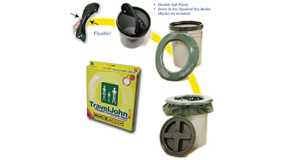 Travel John Flexible Commode Seat — CampSaver