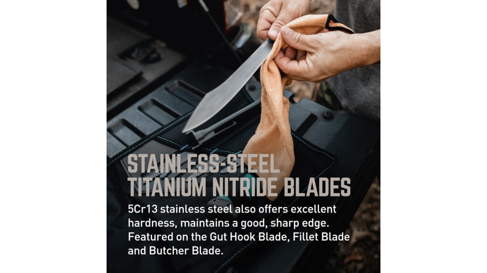 TRUE Hunt Processor Fixed Blade Knives Kit — CampSaver
