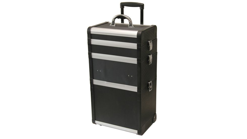 TZ Case 3-Section Pro Beauty Case w/ Wheels & Pull Handle — CampSaver