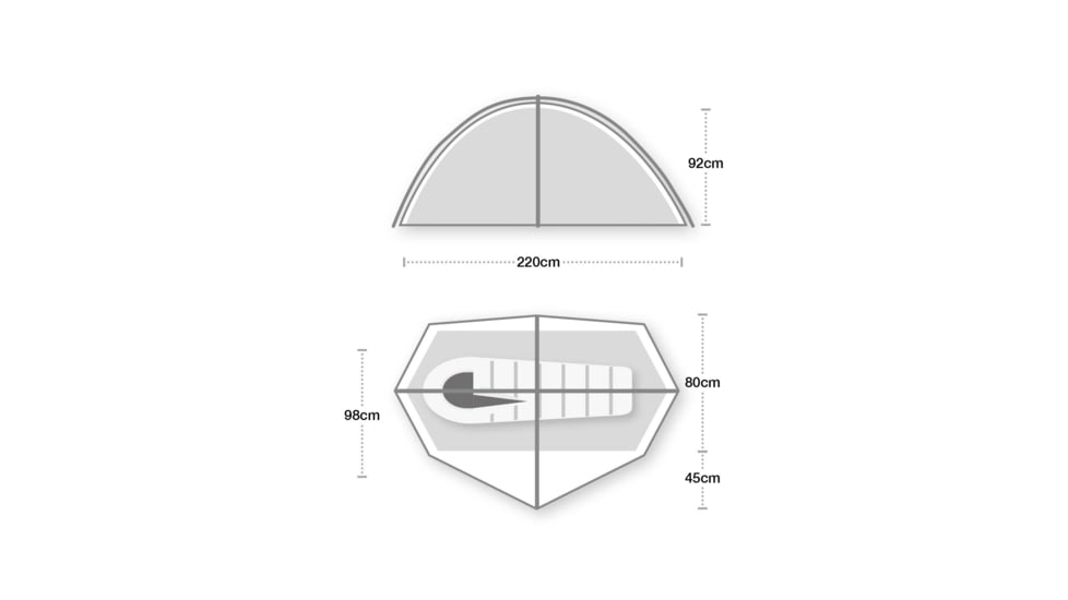 WildCountry Helm Compact Tent - 1 Person — CampSaver