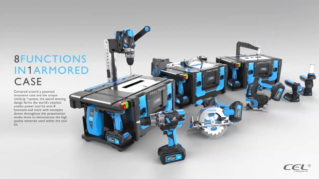 CEL Power 8 Workshop Tool Set — CampSaver