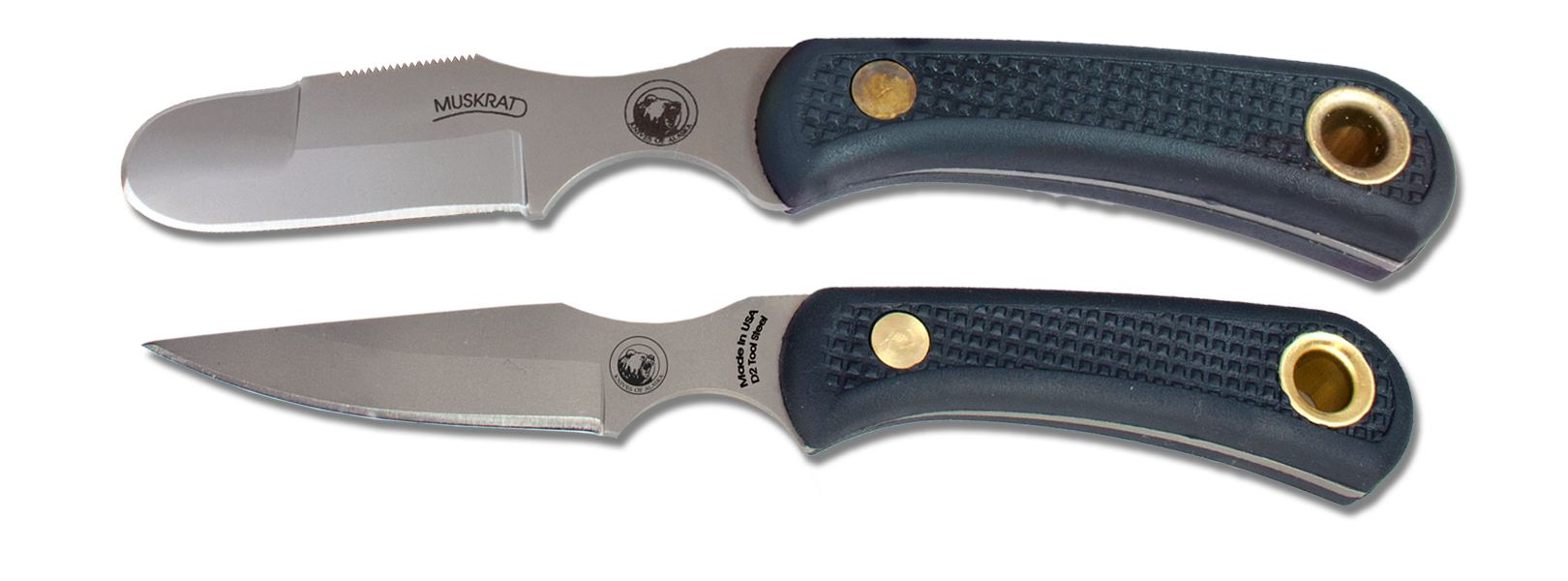 Knives of Alaska Muskrat / Cub Bear Combo 2.25in / 2.75in Fixed Blade ...