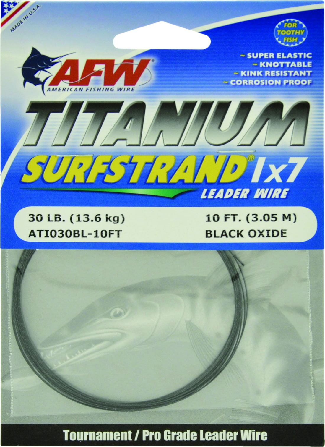 AFW Surfstrand Titanium Leader Wire — CampSaver