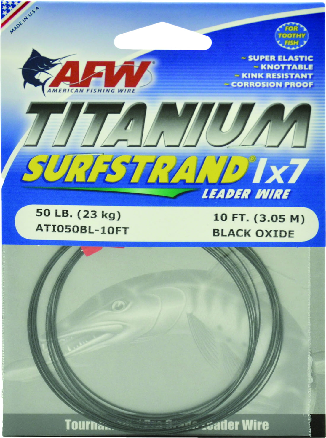 AFW Surfstrand Titanium Leader Wire — CampSaver