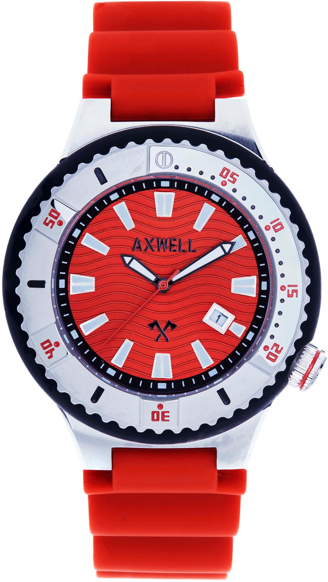 Axwell Summit Strap Watch w/Date — CampSaver