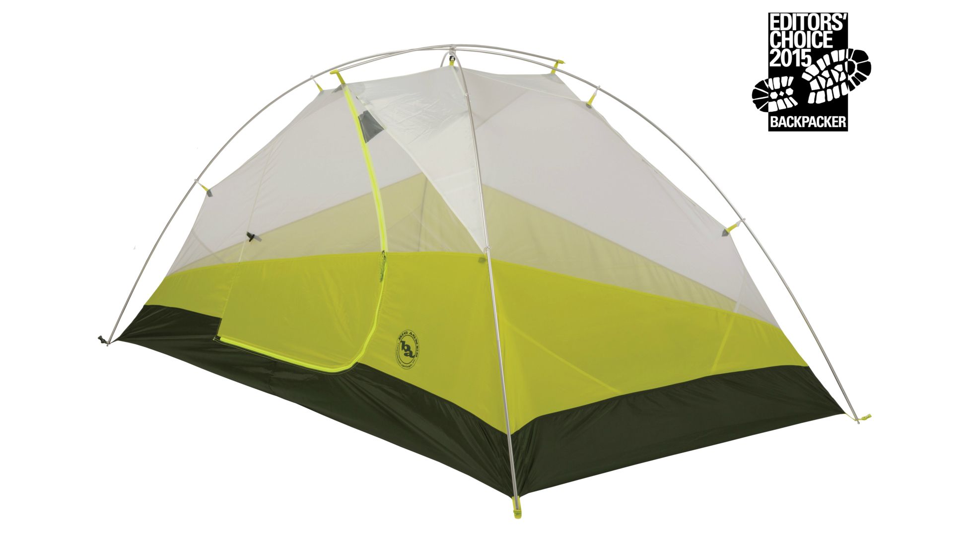 Big Agnes Tumble 2 mtnGLO Tent-White/Sulphur — CampSaver