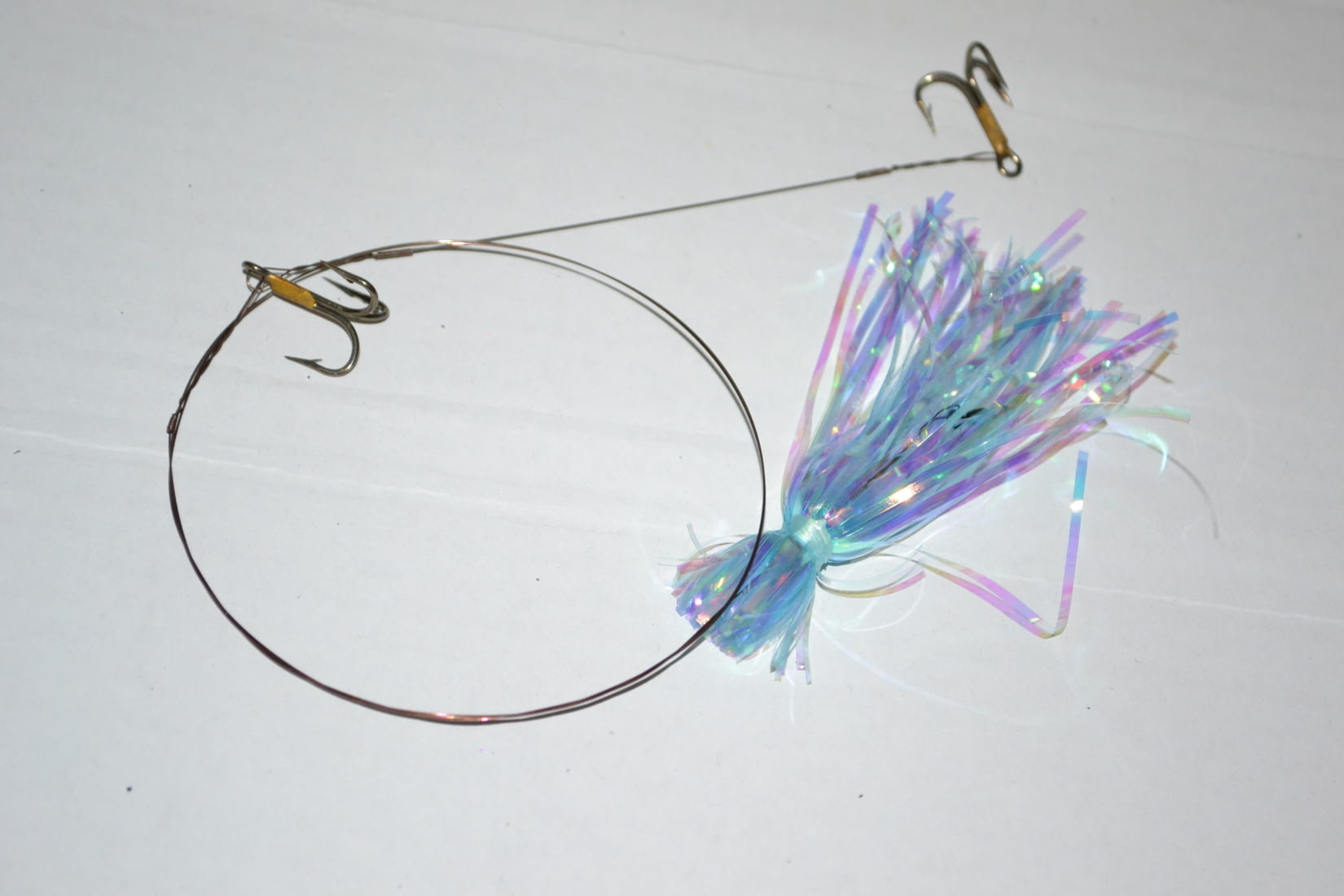 Blue Water Candy Featherweight King Rig Double #4Treble #5Wire — CampSaver