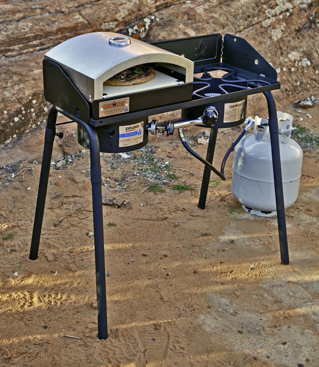 Camp Chef Explorer 2 Burner Stove With Detachable Legs , Up to 32% Off ...