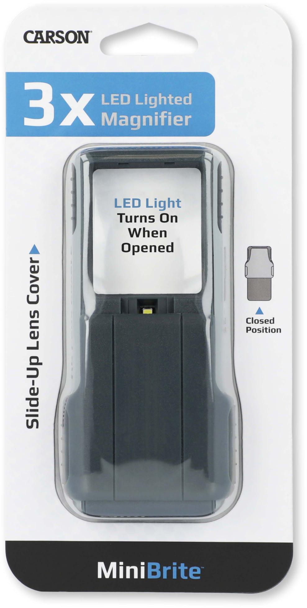 Carson 3x MiniBrite Pocket Magnifier Loupe PO-25 , 36% Off — CampSaver