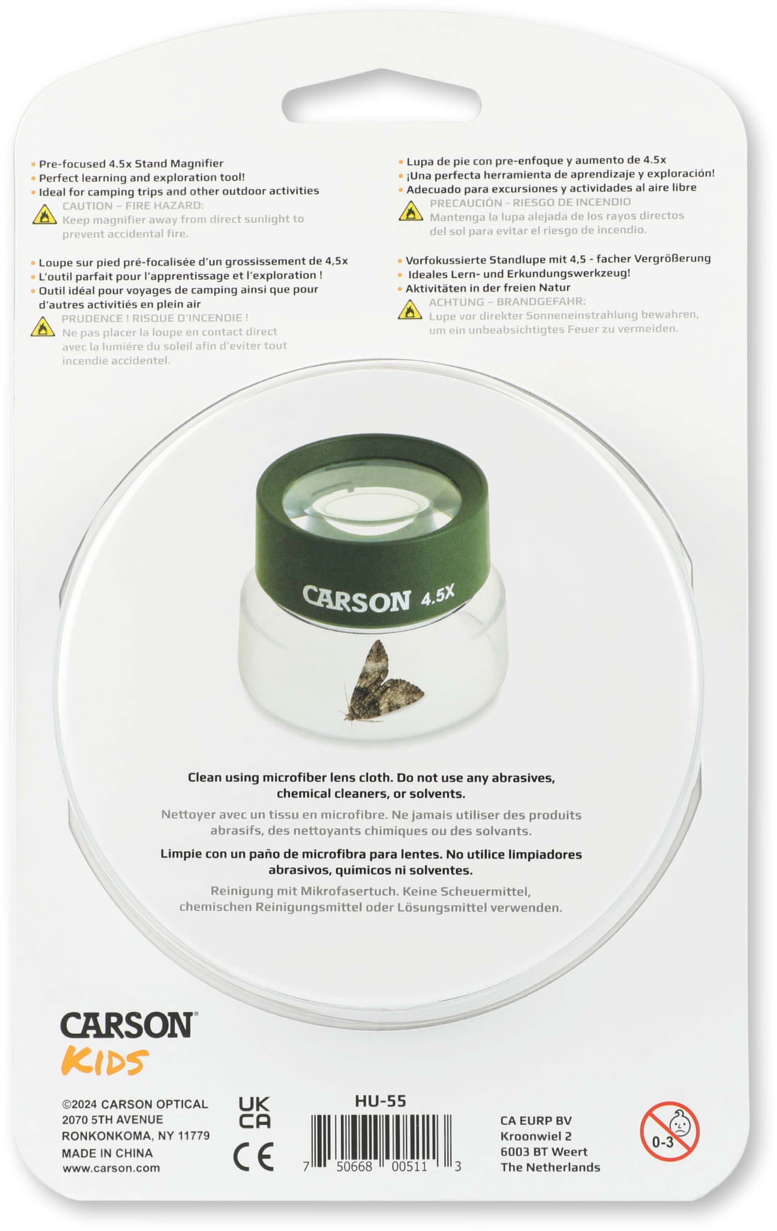 Carson BugLoupe 4.5x Magnifier HU-55 — CampSaver