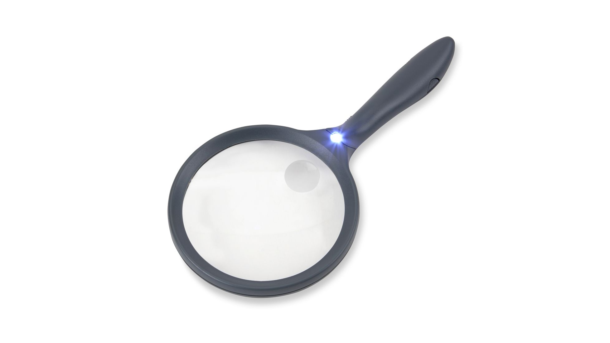 Carson LED Lighted HandHeld 2x Magnifier w/4x Spot Lens hm-44 — CampSaver