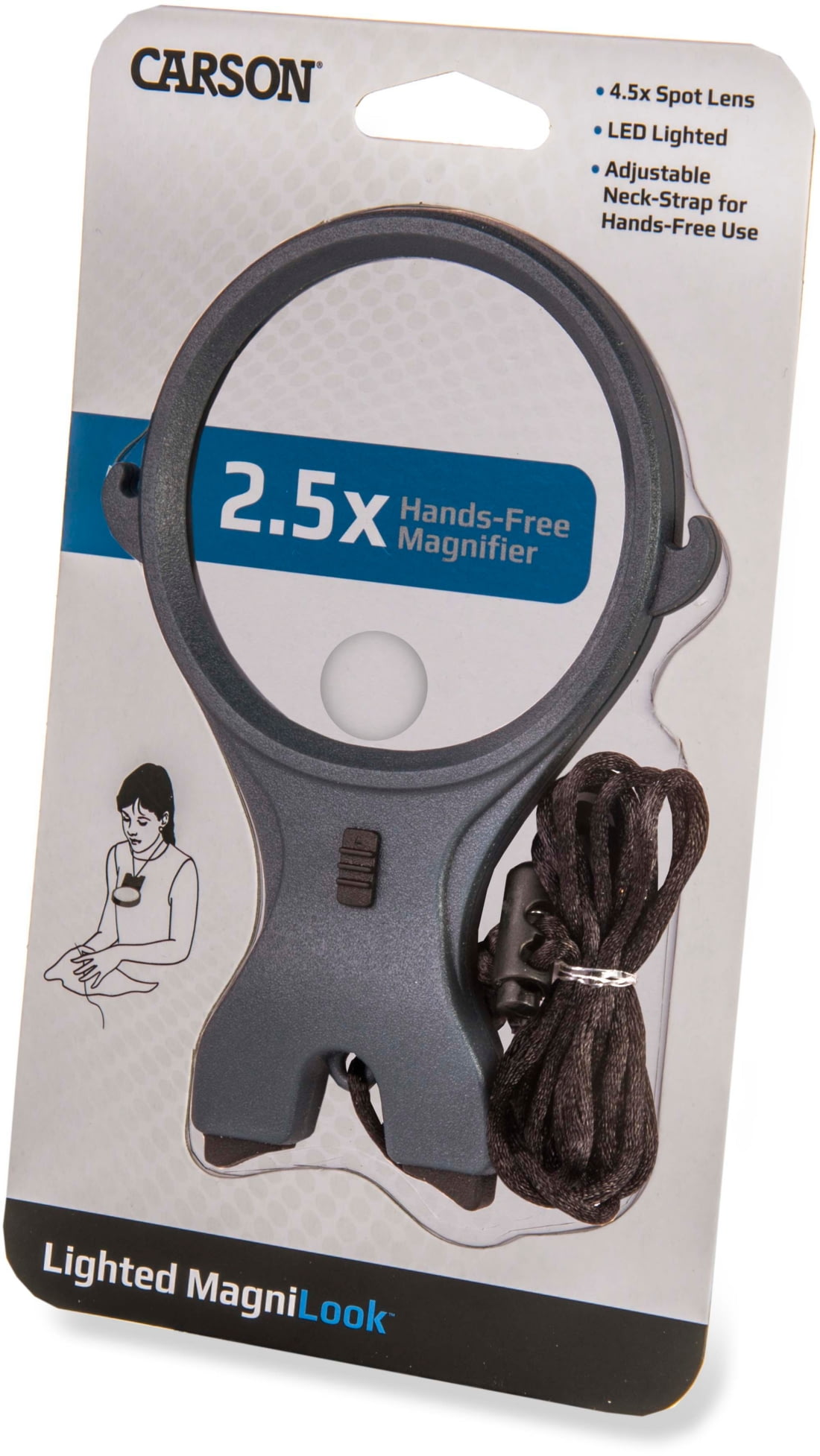 Carson Lighted MagniLook 2.5x Magnifier Loupe LK-30 , 23% Off — CampSaver