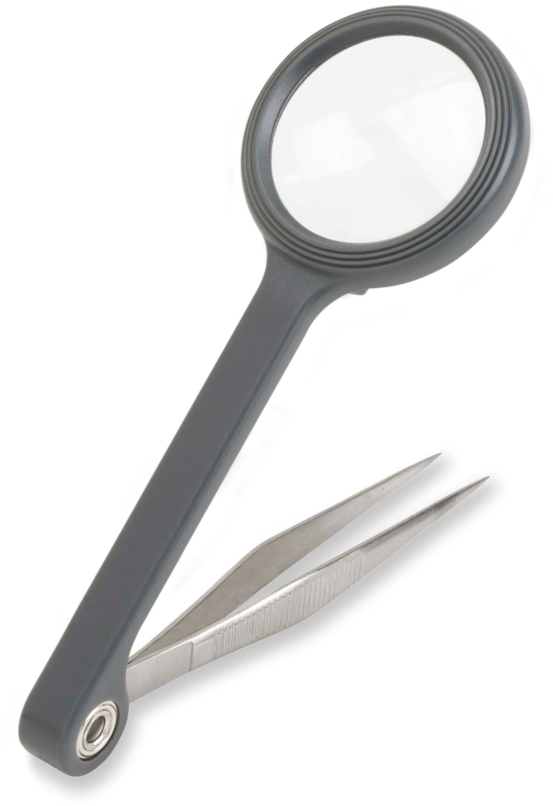 Carson MagniGrip 4x Magnifier with Attached Precision Tweezers MG-55 ...